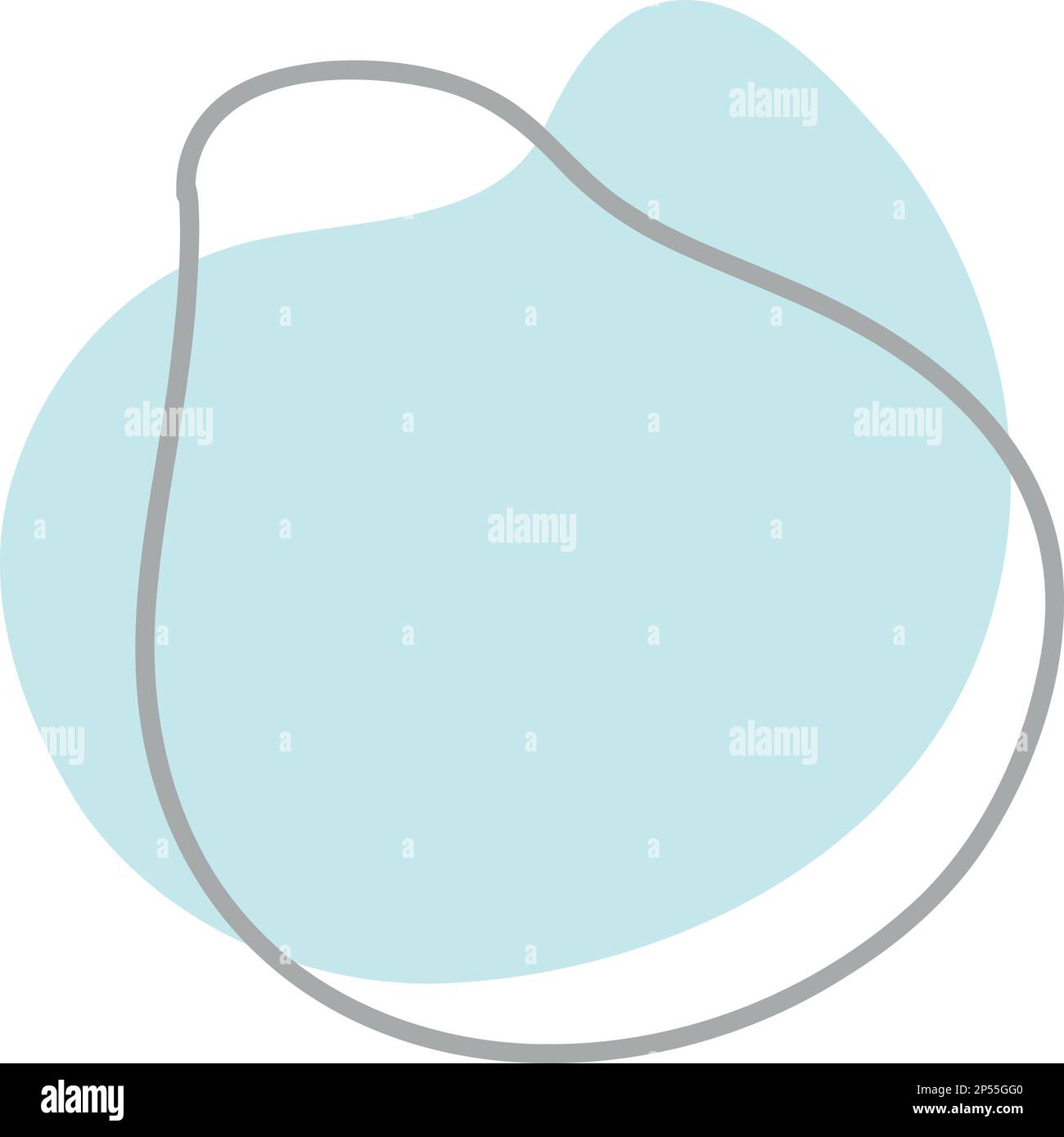 Organic abstract fluid shape. Creative liquid blob elements with curvy ...