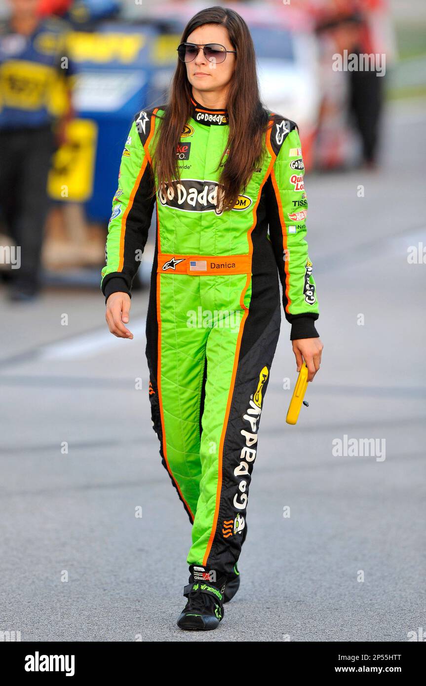 Danica Patrick during qualifying for the NASCAR Sprint Cup Series race ...