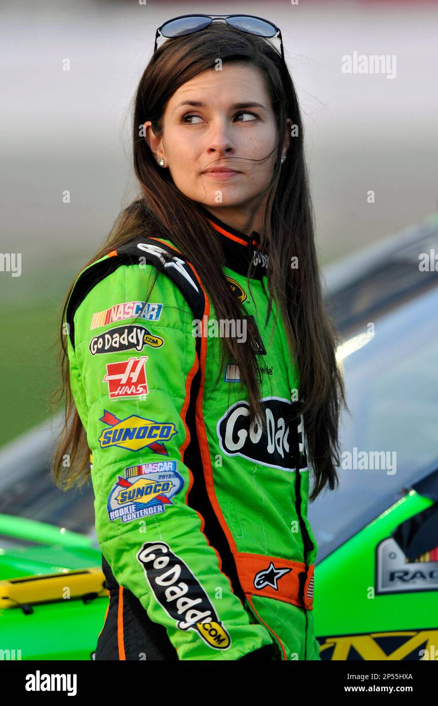 Danica Patrick during qualifying for the NASCAR Sprint Cup Series race ...