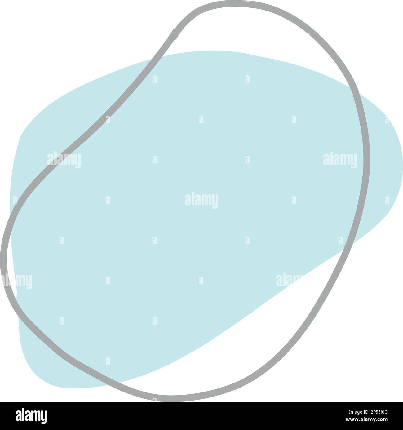 Organic abstract fluid shape. Creative liquid blob elements with curvy line. Simple irregular ...