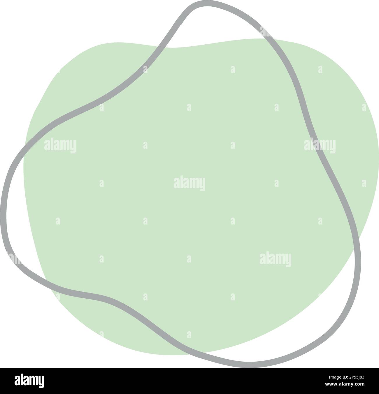 Organic abstract fluid shape. Creative liquid blob elements with curvy ...