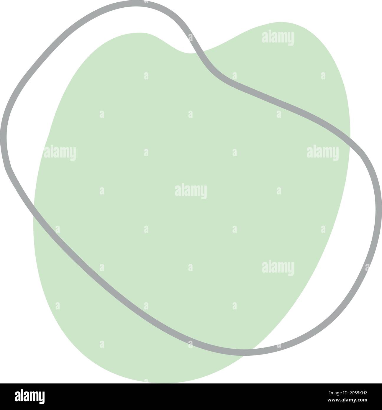 Organic abstract fluid shape. Creative liquid blob elements with curvy line. Simple irregular ...