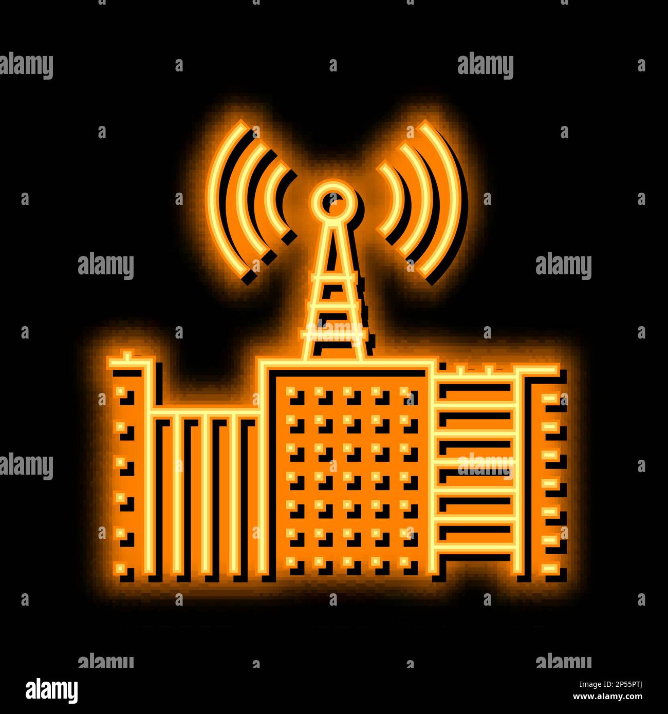 High frequency transmitter Stock Vector Images - Alamy