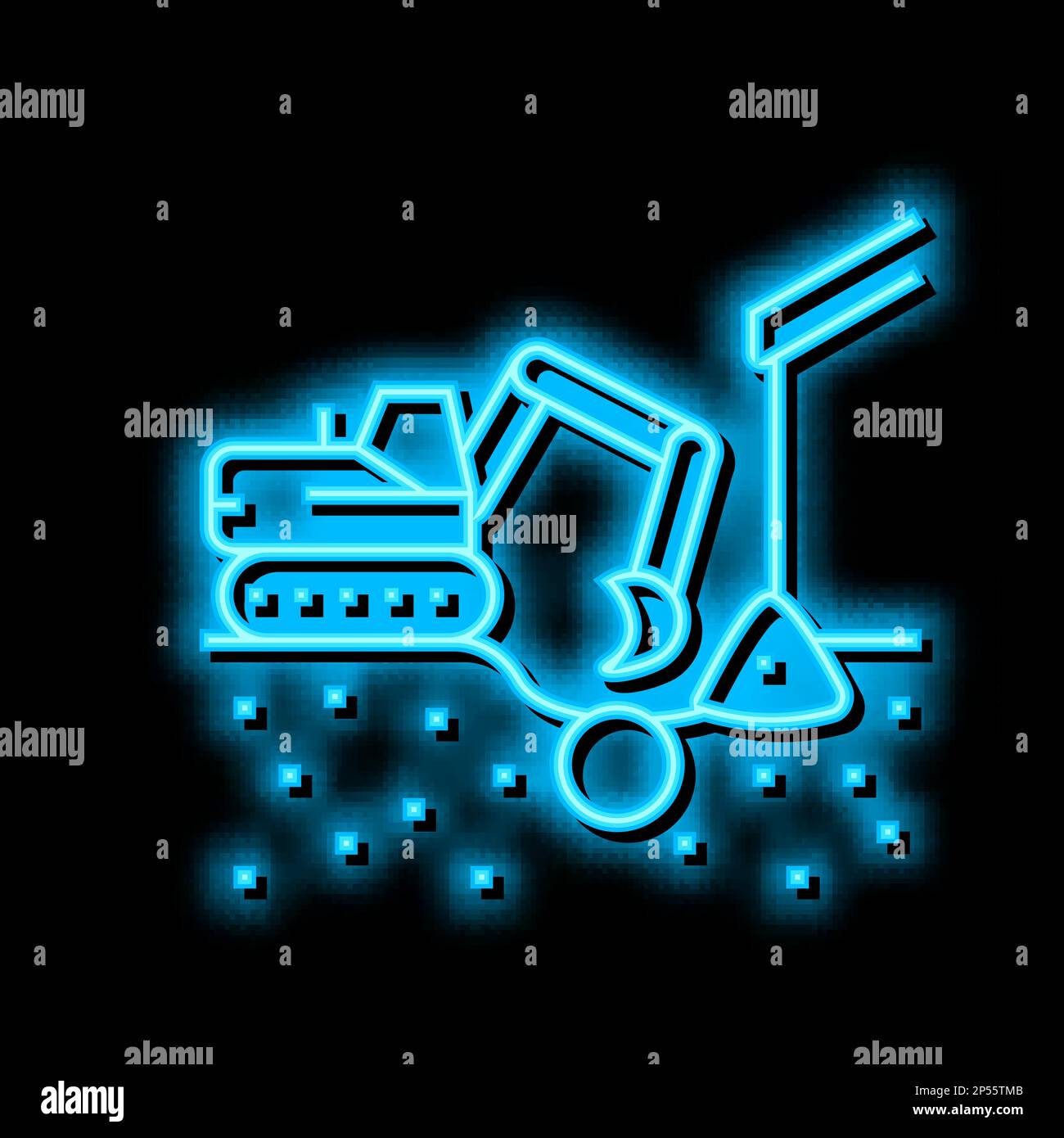 Exterior excavation Stock Vector Images - Alamy