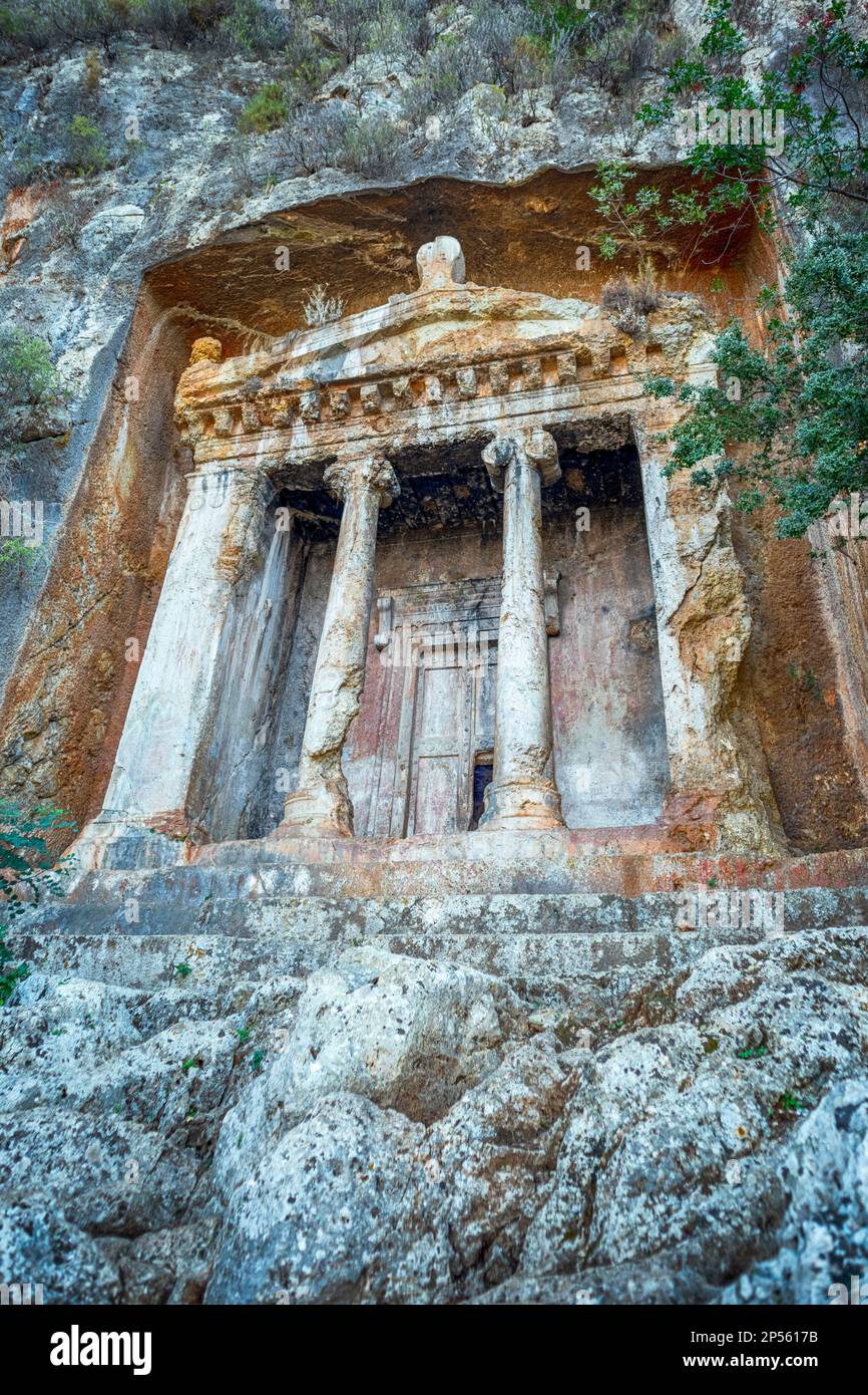 Fethiye telmessos tomb hi-res stock photography and images - Alamy