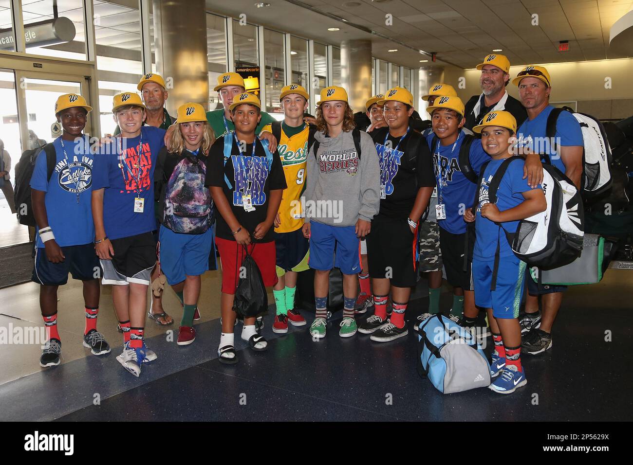 The Chula Vista Little League baseball team poses for a photo in the ...