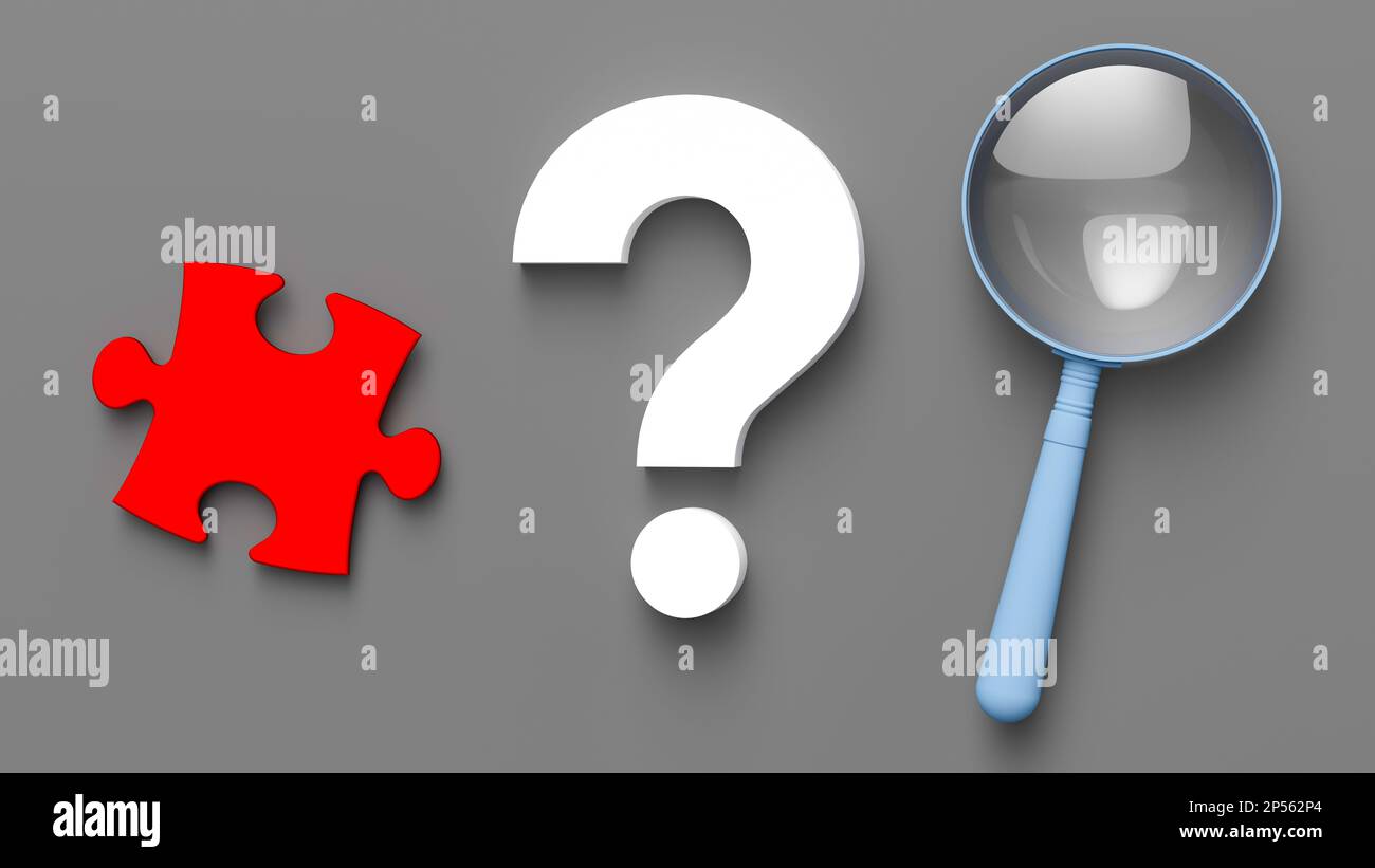 3d question mark hi-res stock photography and images - Alamy