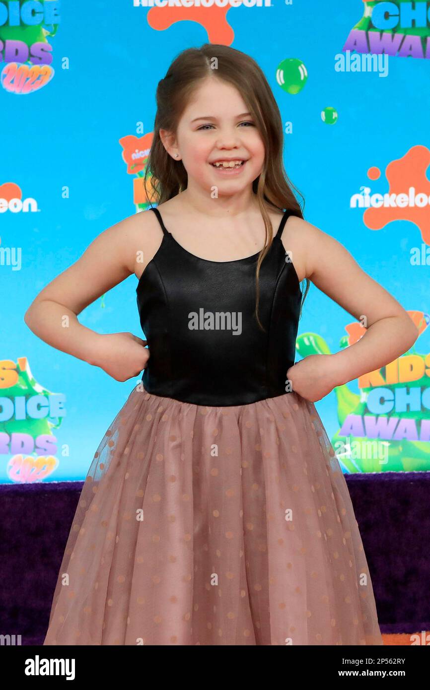 Los Angeles, CA. 4th Mar, 2023. Pyper Braun at arrivals for Nickelodeon ...