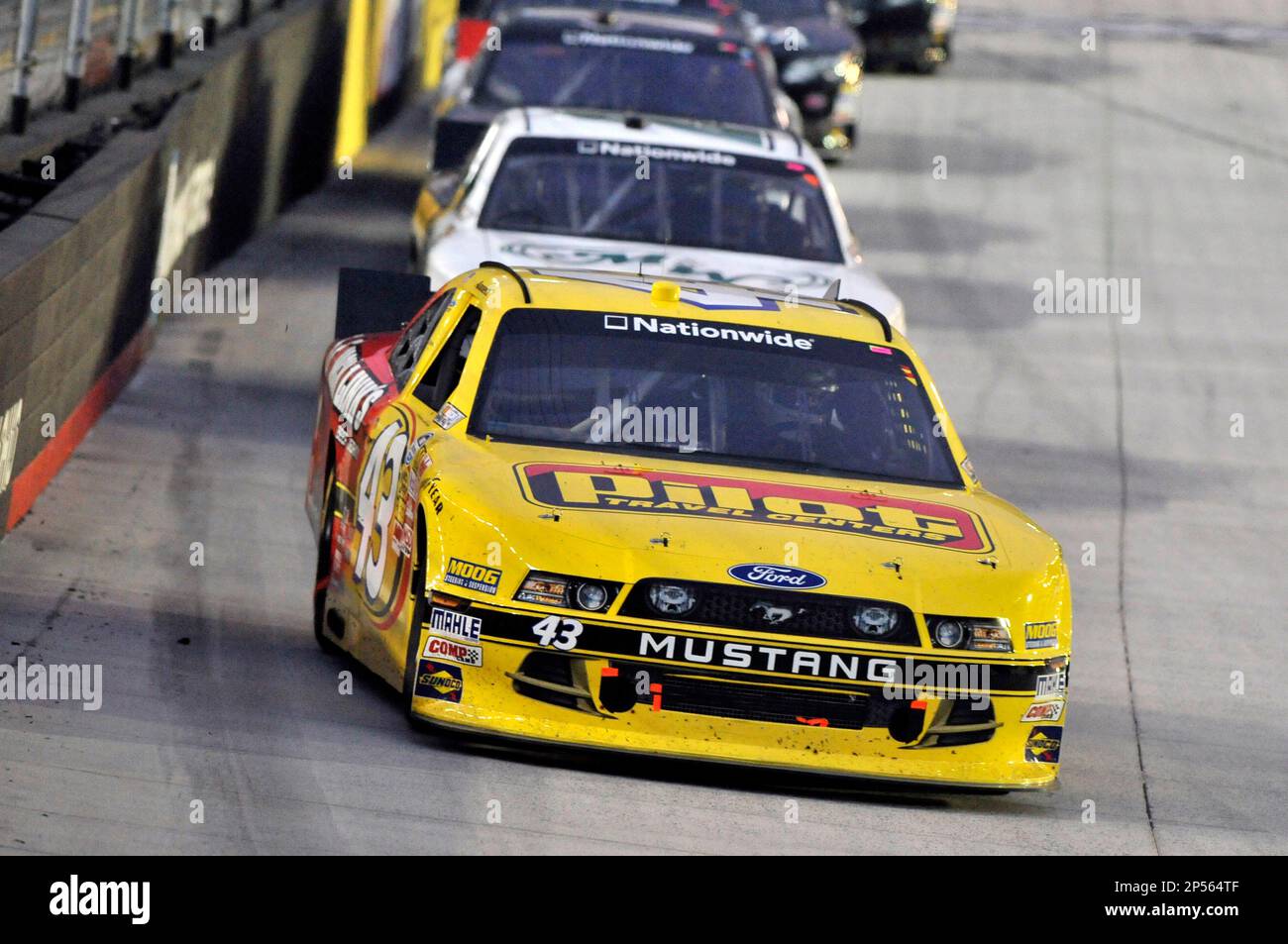 Michael Annett (43) during the NASCAR Nationwide Series race Food City ...