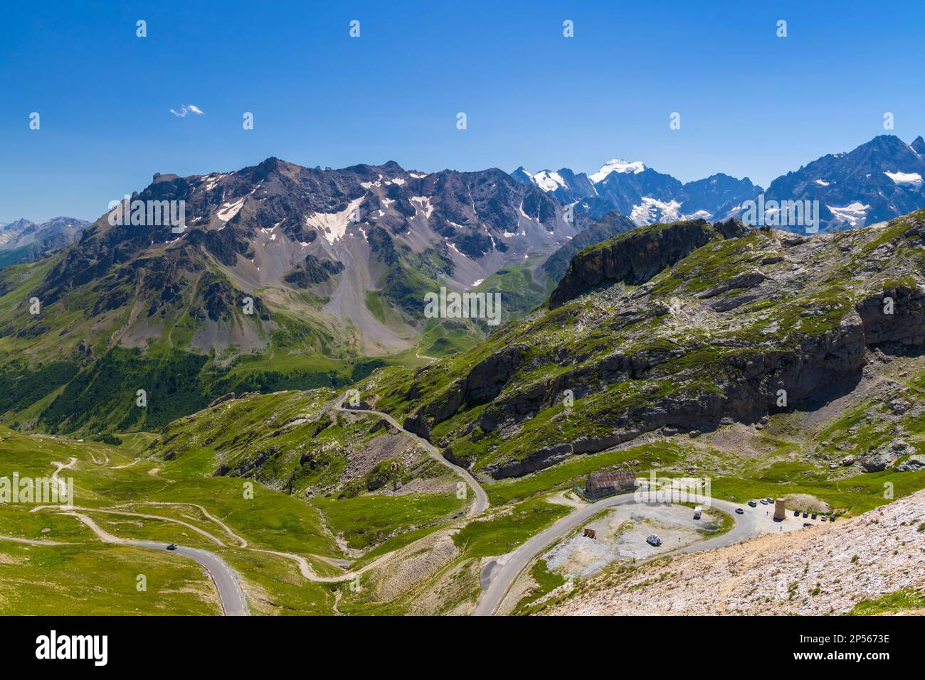 Col du Galibier, Hautes-Alpes, France Stock Photo - Alamy