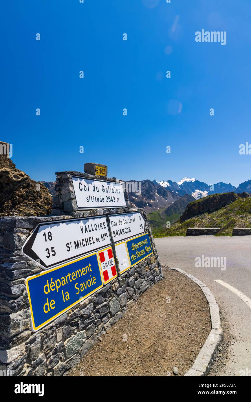 Galibier scenery hi-res stock photography and images - Alamy