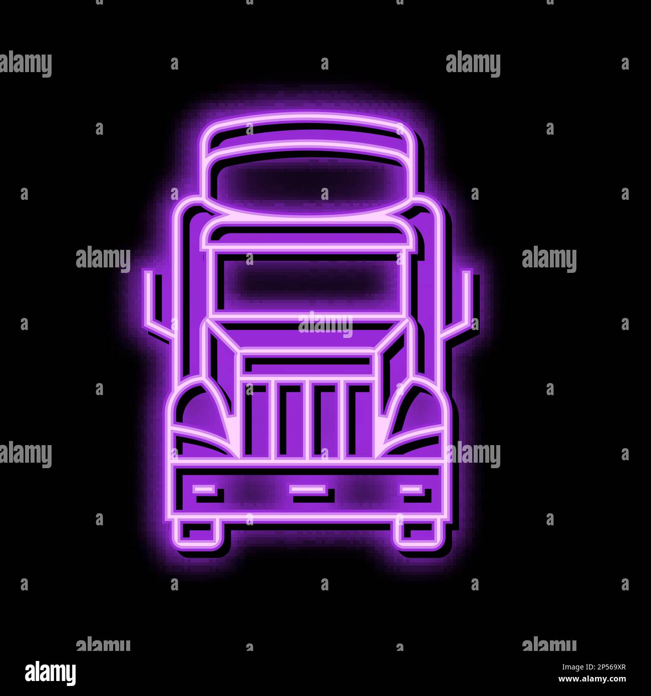 truck transport vehicle color icon vector illustration Stock Vector ...