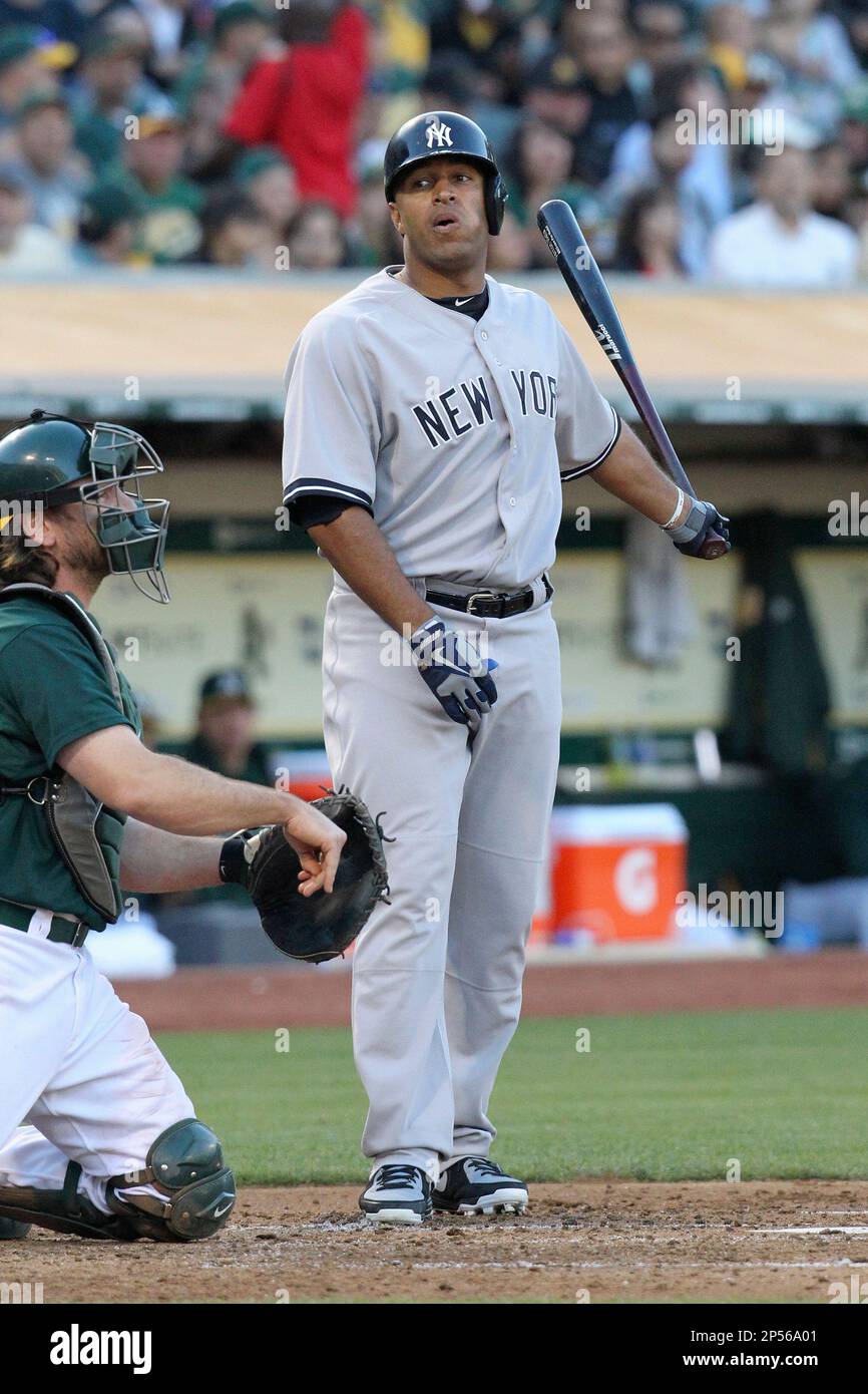 New York Yankees left fielder Vernon Wells (22) during an MLB baseball ...