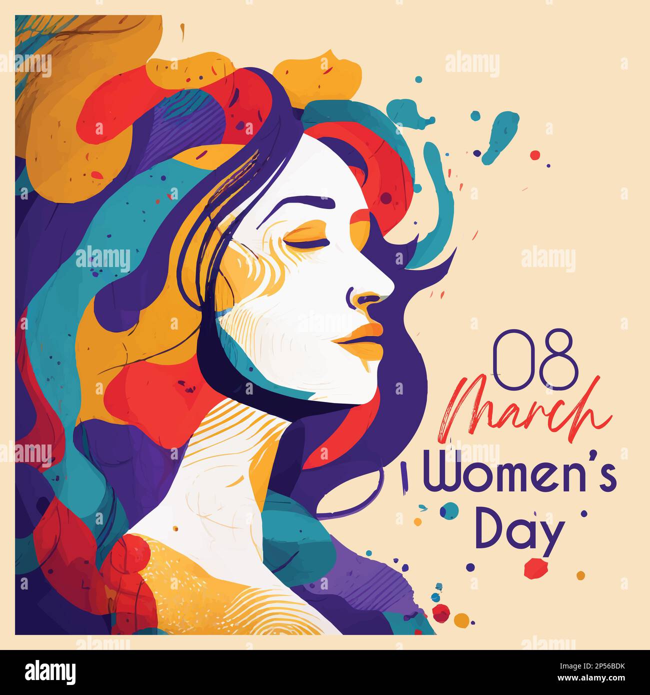 Modern day art Stock Vector Images - Alamy