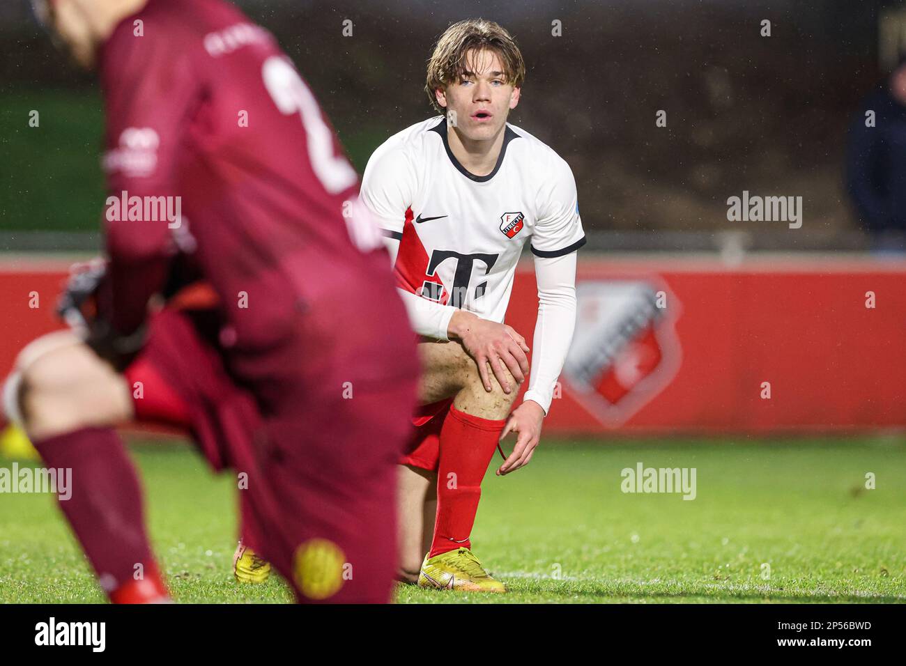 UTRECHT, NETHERLANDS - MARCH 6: Mees Rijks of Jong FC Utrecht during ...