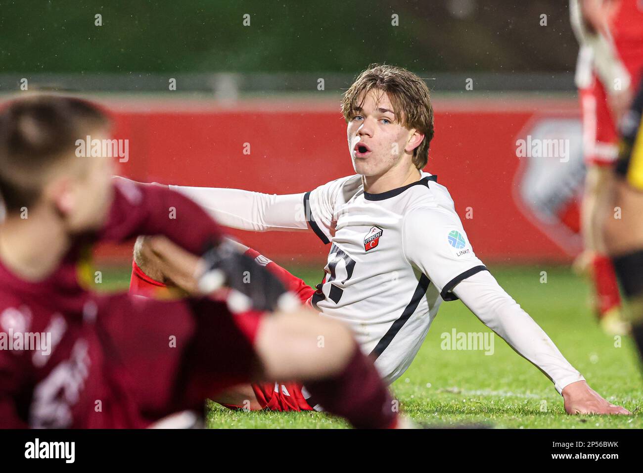 UTRECHT, NETHERLANDS - MARCH 6: Mees Rijks of Jong FC Utrecht during ...