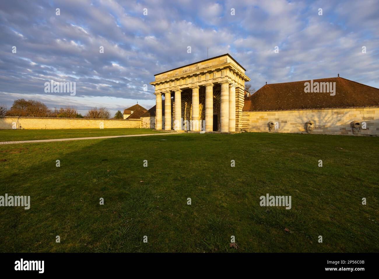 Royal salt work complex in Arc-et-Senans, UNESCO World Heritage Site ...
