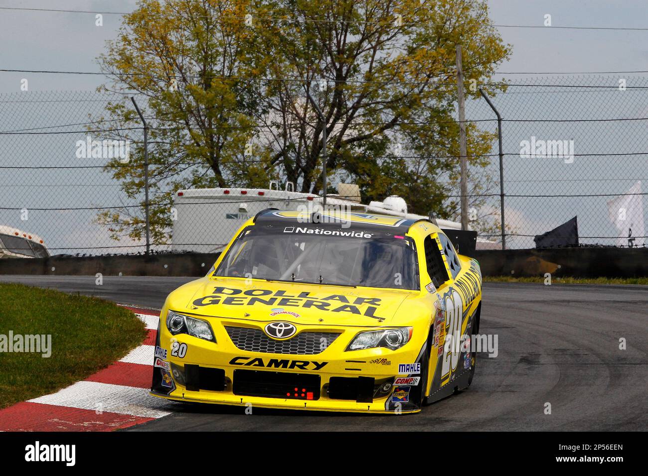Brian Vickers during practice for the NASCAR Nationwide Series Children ...