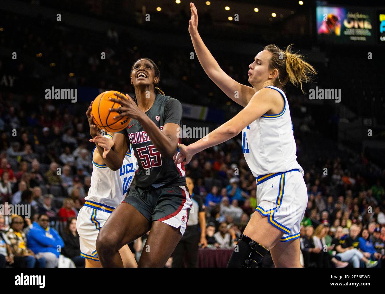 LasVegas, NV, USA. 05th Mar, 2023. A. Washington State center Bella ...