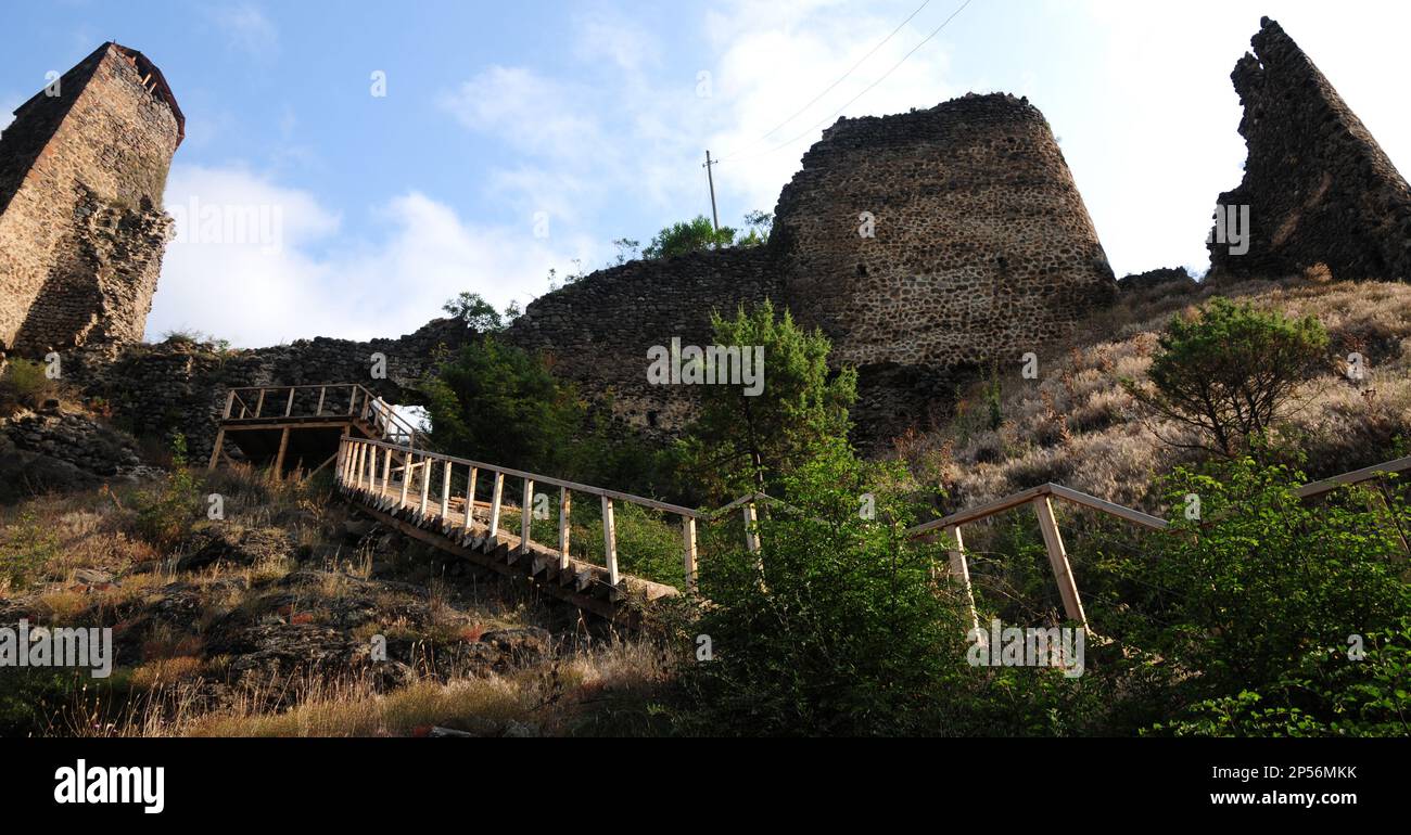 Historical Savsat Castle - Artvin - TURKEY Stock Photo - Alamy