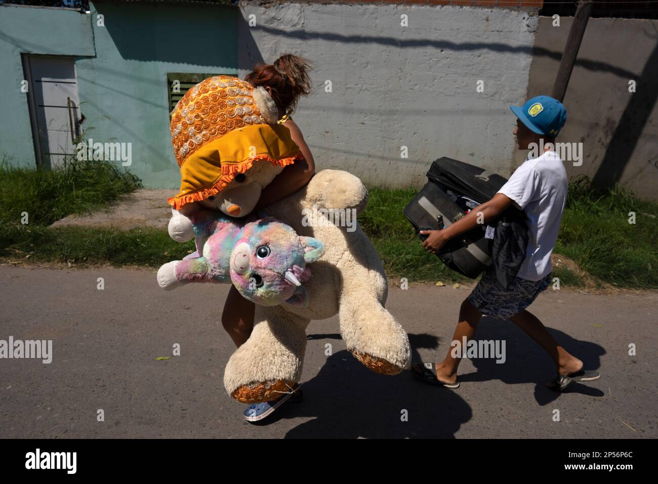 Neighbors and relatives of Máximo Jerez, an 11-year-old boy killed the ...