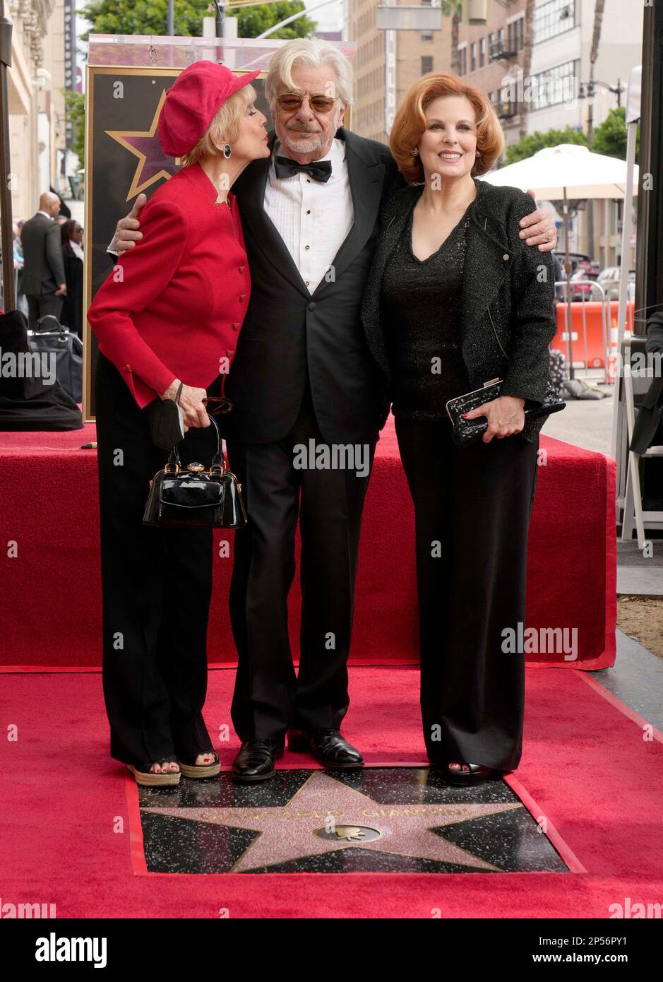 Karen Sharpe, from left, Giancarlo Giannini and Kat Kramer attend a ...
