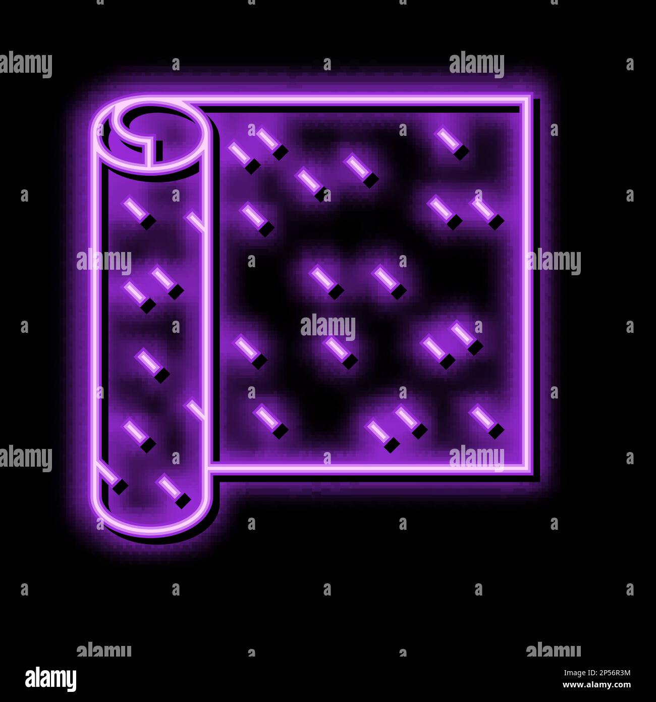 Denim Fabric Neon Glow Icon Illustration Stock Vector Image And Art Alamy