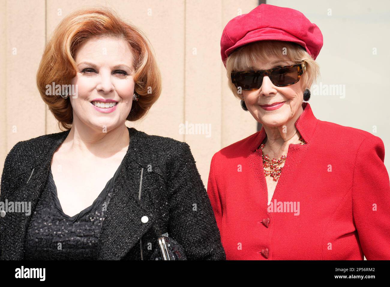 Kat Kramer, left, and Karen Sharpe attend a ceremony honoring Italian ...