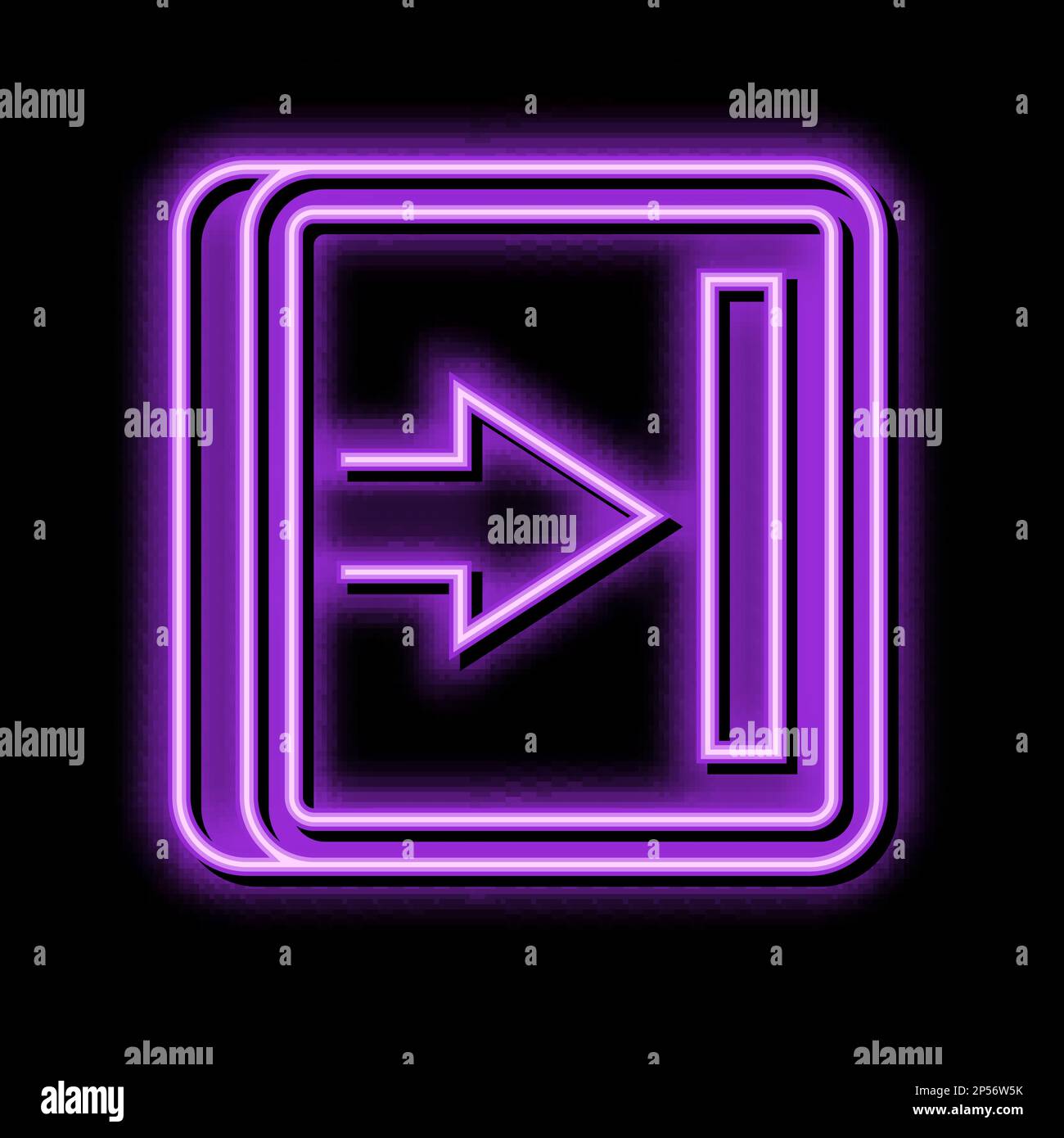 next arrow neon glow icon illustration Stock Vector Image & Art - Alamy