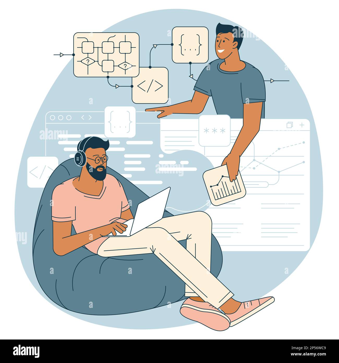 Coders Stock Vector Images - Alamy