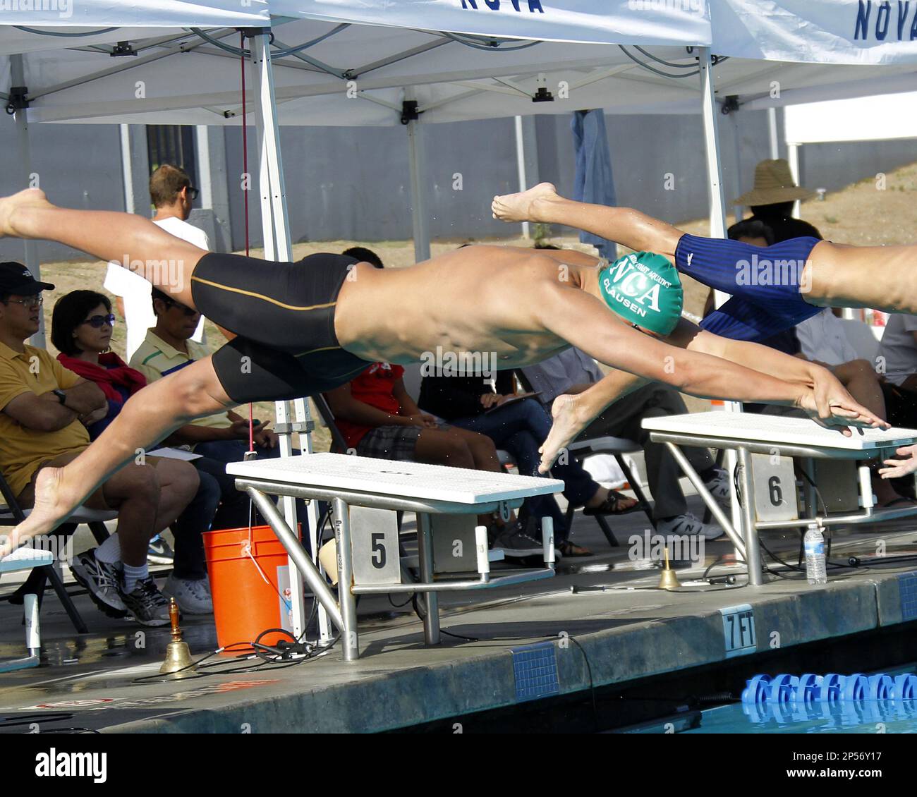 Scott Clausen, (NCA-SI), in the mens 1500m freestyle final, at the ...