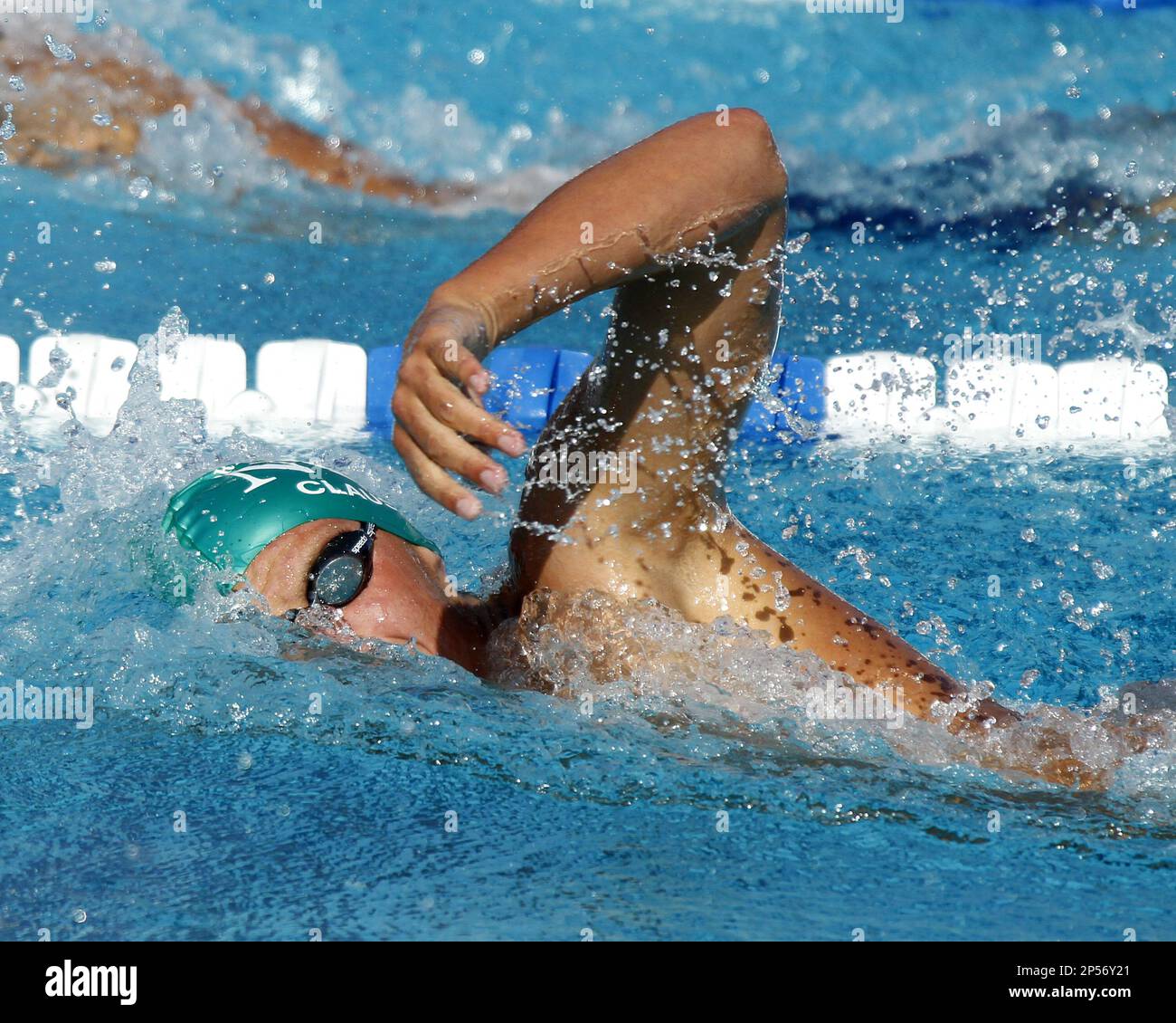 Scott Clausen, (NCA-SI), in the mens 1500m freestyle final, at the ...