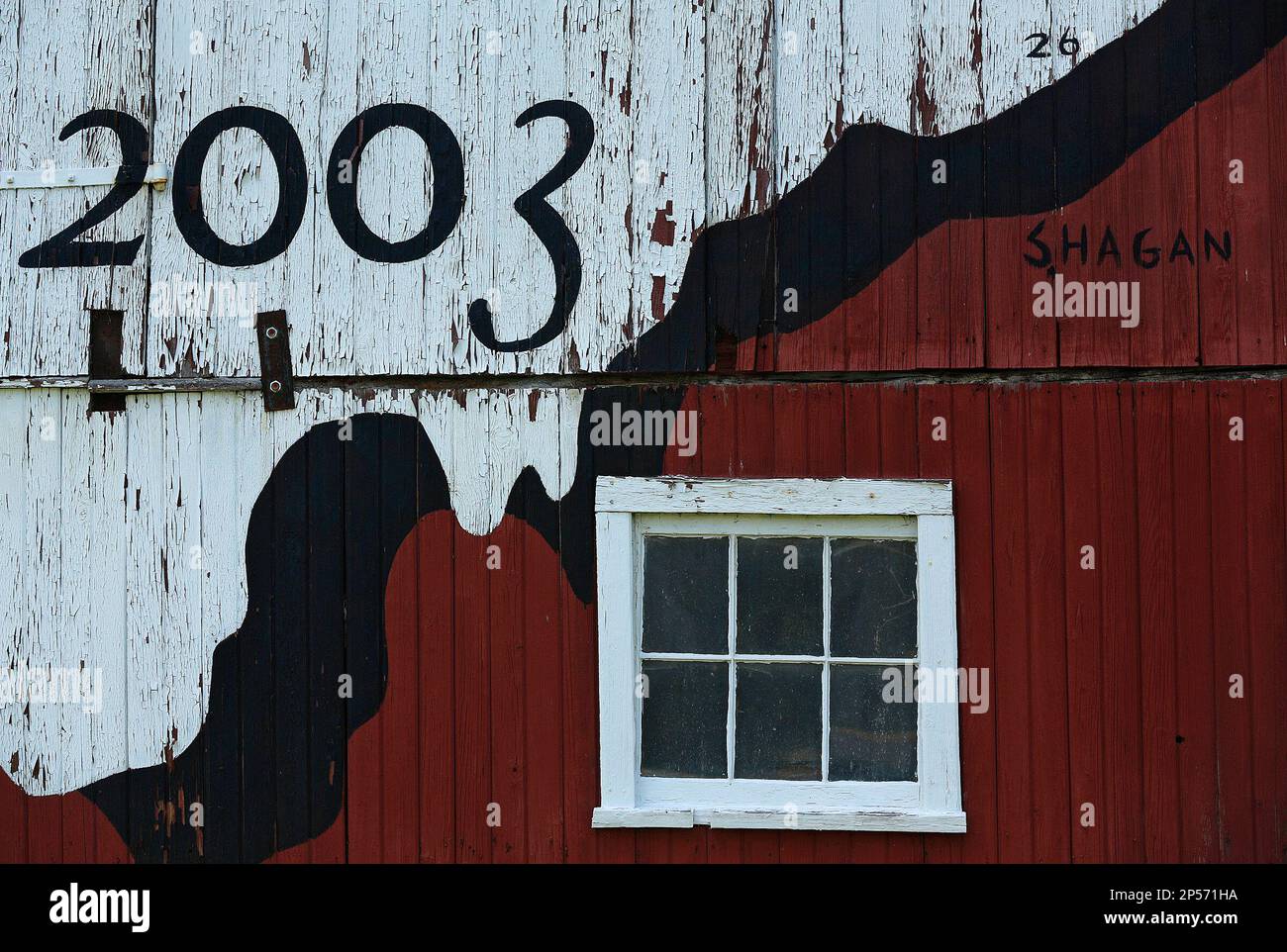 This July 10, 2013 photo show the red barn on the property of Bob and ...
