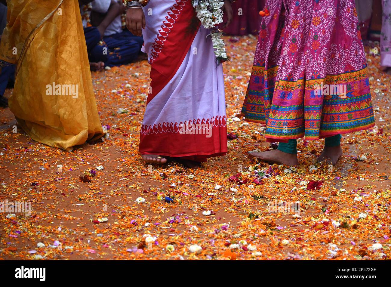 Kolkata, West Bengal, India. 4th Mar, 2023. Footsteps of Blind Children ...
