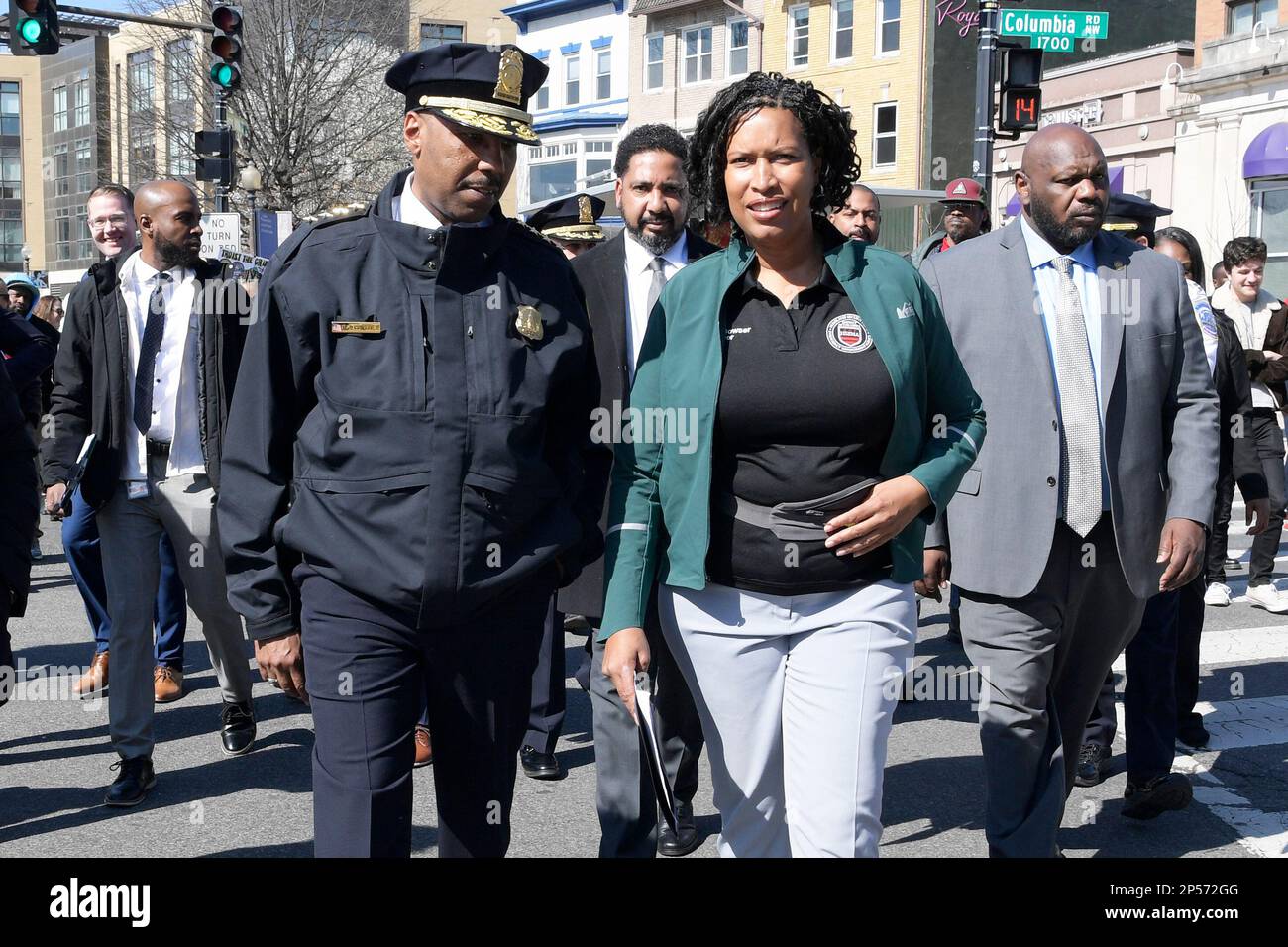 DC Mayor Muriel Bowser and Chief of the DC Police Department Robert J ...