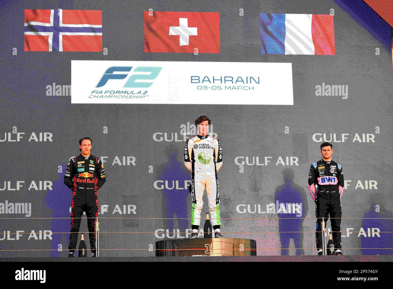 Sakhir, Bahrain. 4th Mar, 2023. Ralph Boschung of Campos Racing, Dennis ...