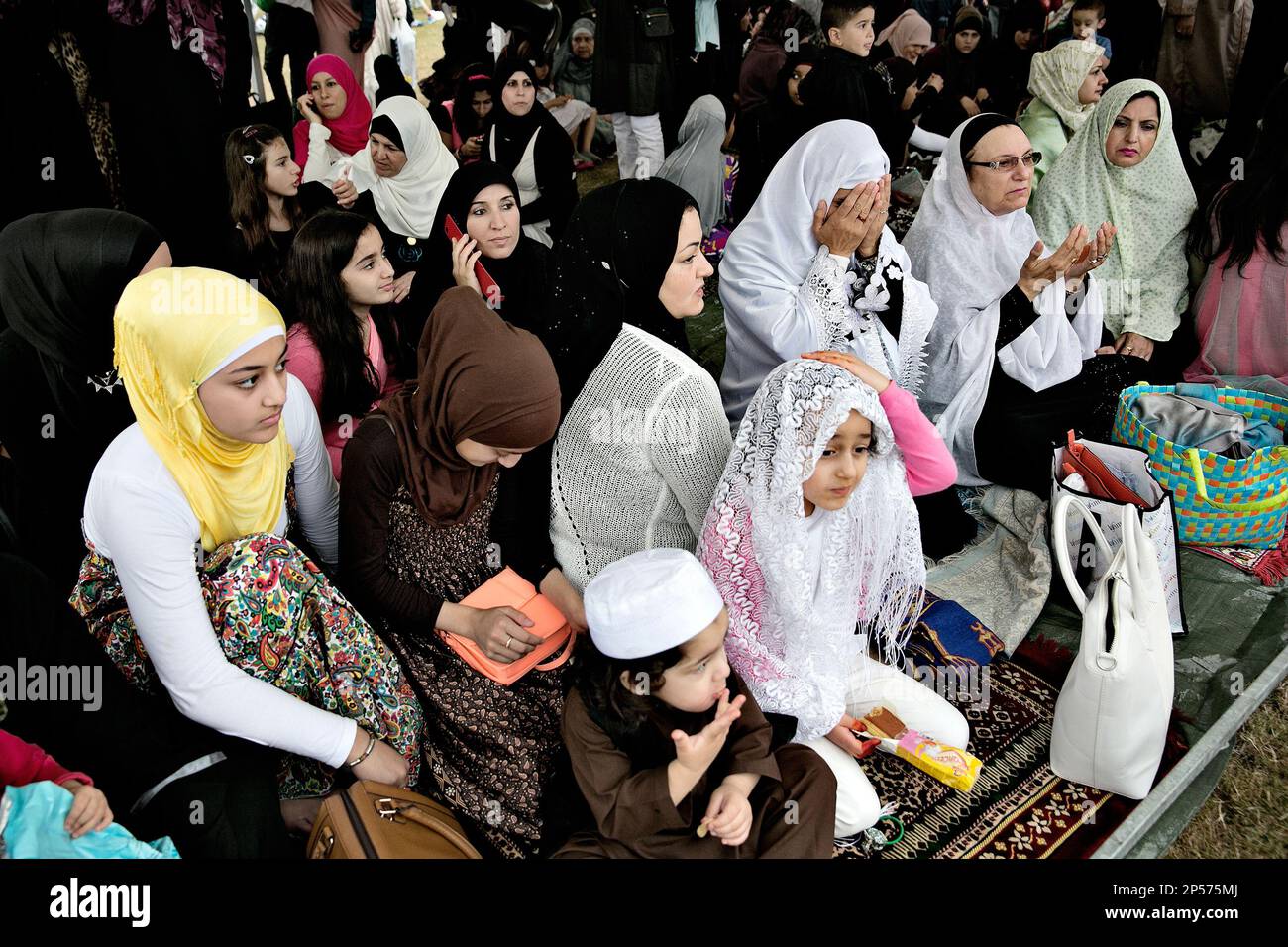 Muslims in Denmark celebrated Eid al-Fitr in Valby, Copenhagen ...