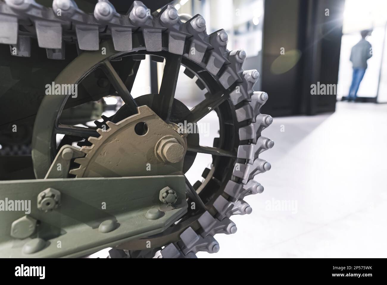 Closeup tank wheel hi-res stock photography and images - Alamy