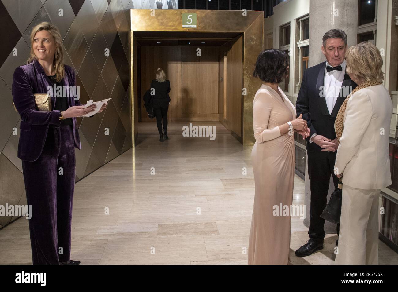 Antwerp. Brussels, 06/03/2023, Minister Annelies Verlinden, Stephanie D'Hose and Flemish ...