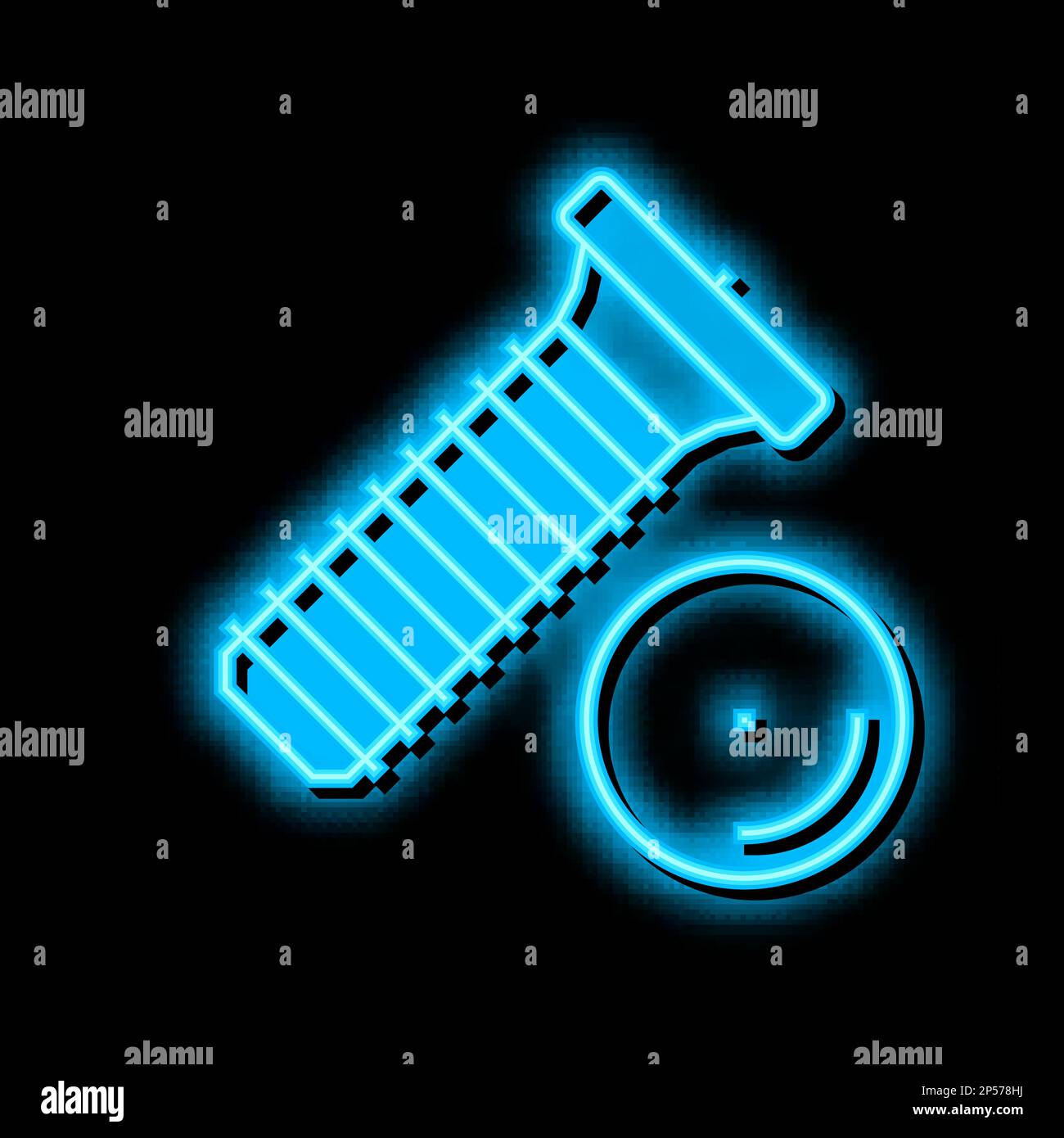 weld screw neon glow icon illustration Stock Vector Image & Art - Alamy