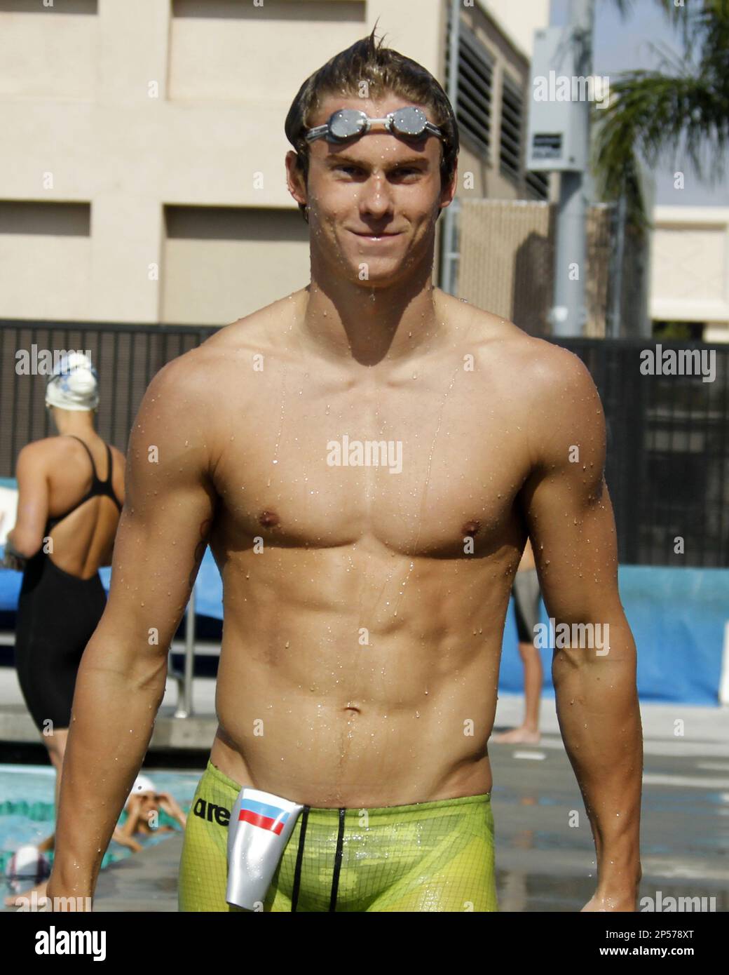 Olympian Vladimir Morozov, of Russia, at the Speedo Grand Challenge ...