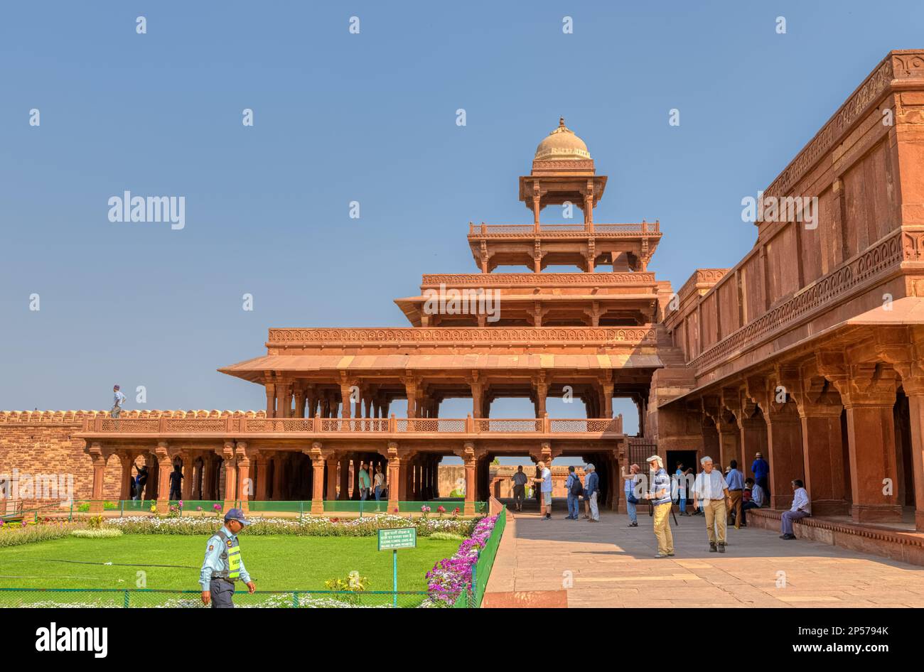 Panch Mahal historical palace in Uttar Pradesh India Stock Photo - Alamy