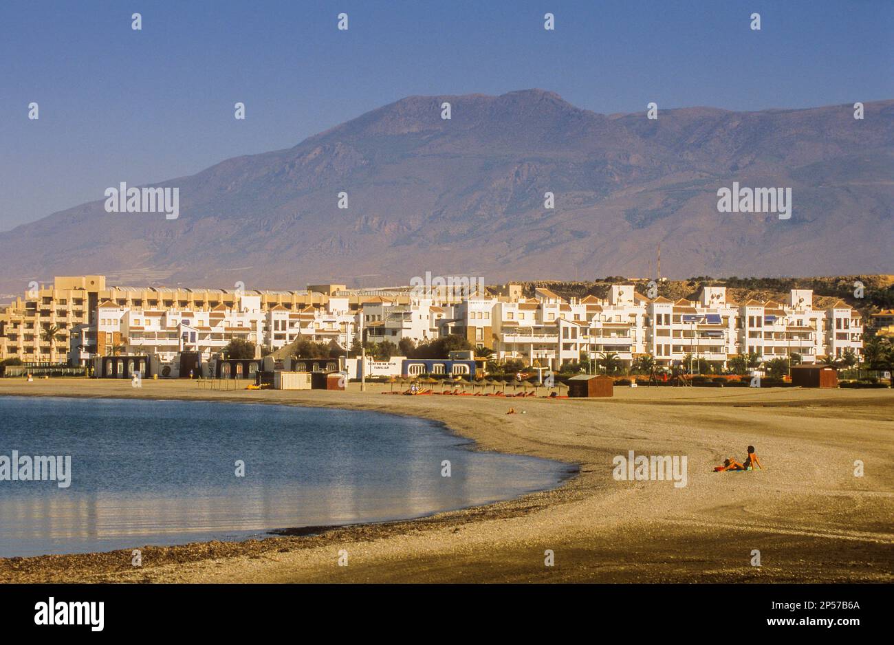 `San Miguel de poniente´ beach, Almerimar. Almeria province, Andalucia ...