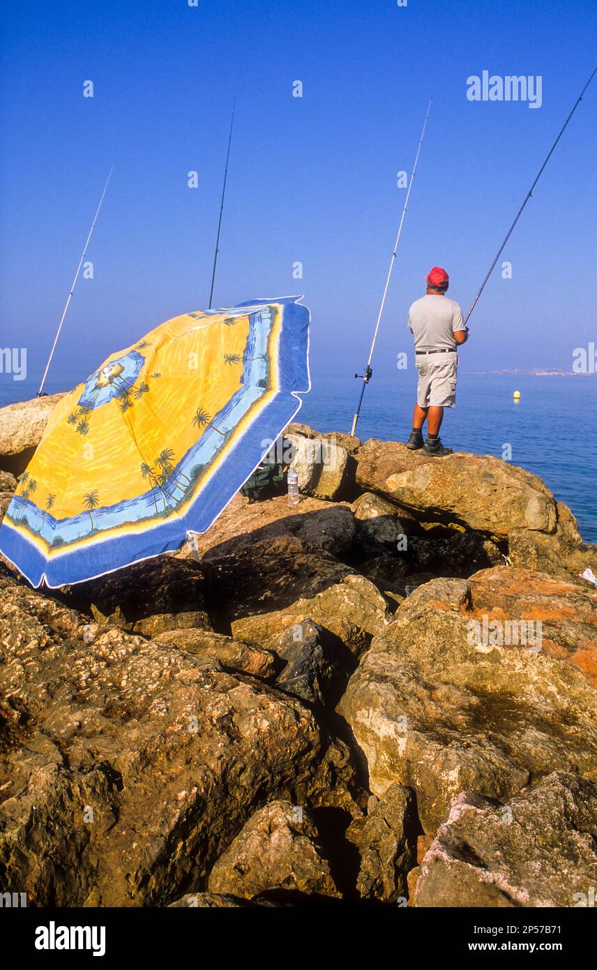 `San Miguel de levante´ beach, Almerimar. Almeria province, Andalucia ...