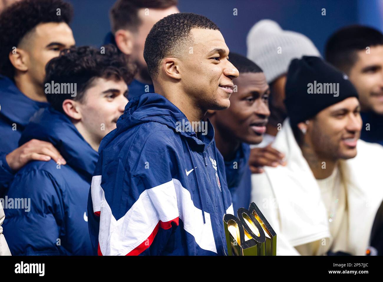 Paris, France - March 04: Kylian Mbappe of Paris Saint-Germain's is ...