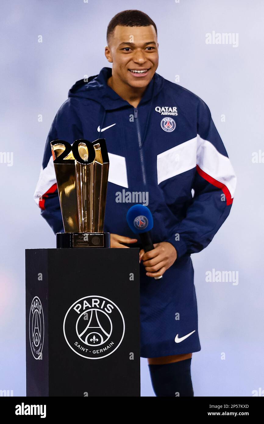 Paris, France - March 04: Kylian Mbappe of Paris Saint-Germain's is ...