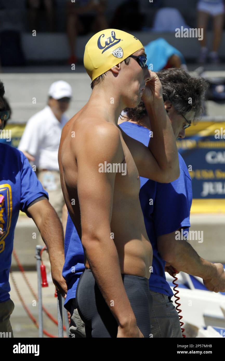 Jacob Pebley, of Berkeley, California, in the Men's 100m backstroke ...