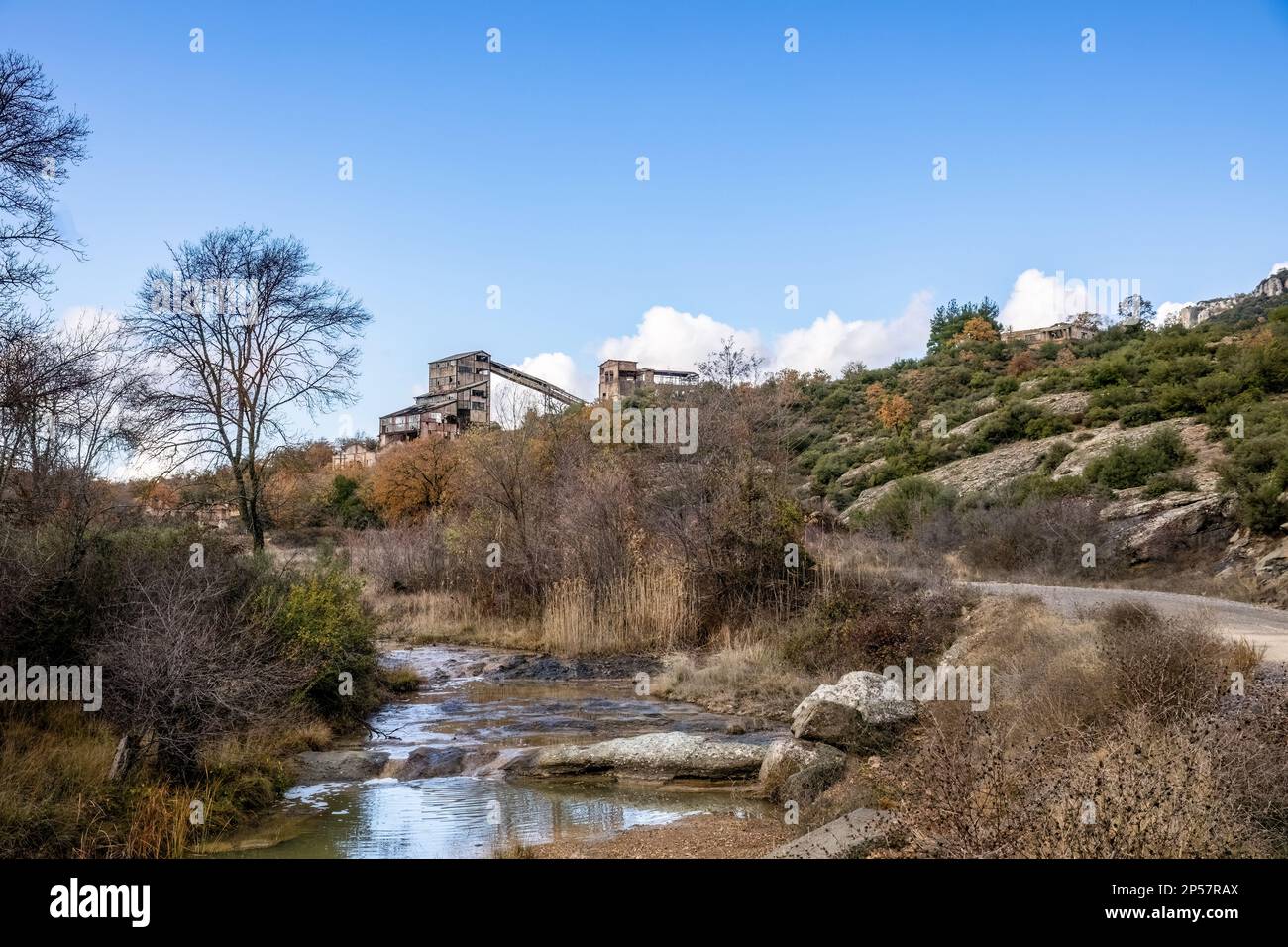 Abandoned zinc mines near to Kirki village North Evros Greece ...