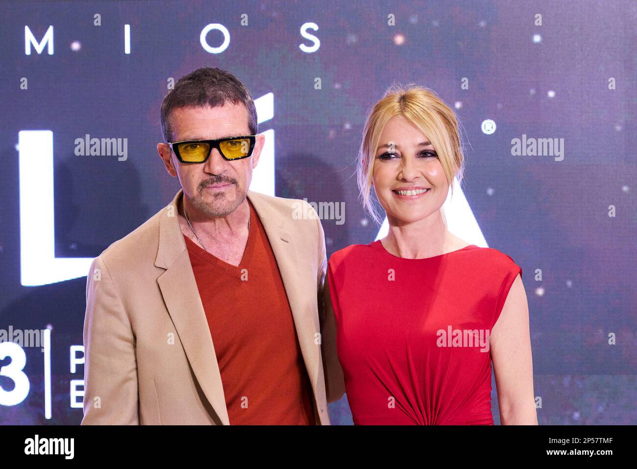 Madrid. Spain. 20230306, Antonio Banderas, Cayetana Guillen Cuervo ...