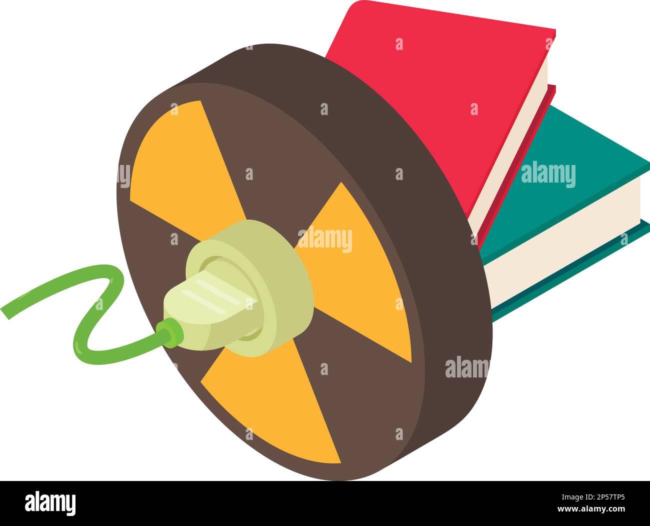 Radiological contamination icon isometric vector. Radioactive hazard ...